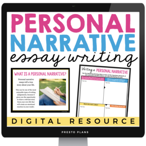 PERSONAL NARRATIVE DIGITAL ESSAY WRITING - prestoplanners.com