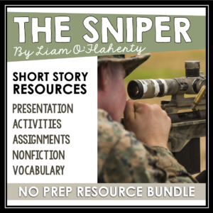THE SNIPER BY LIAM O'FLAHERTY SHORT STORY PRESENTATION & ACTIVITIES ...