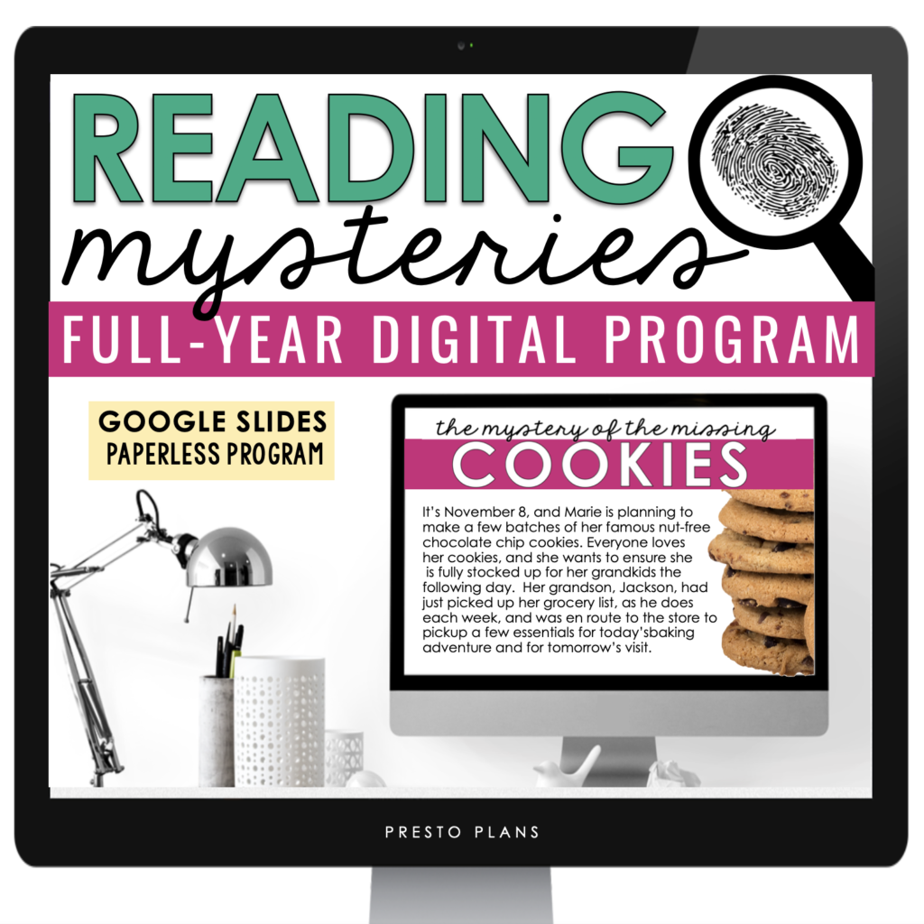 Reading Mysteries Program - Full Year Close Reading ELA Activities ...