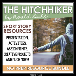 The Hitchhiker by Roald Dahl - Short Story Unit Slides, Assignments ...