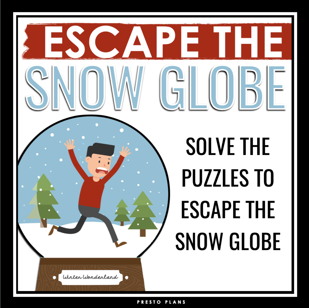 Christmas Escape Room Winter Holiday Team Builder - Escape the Snow ...