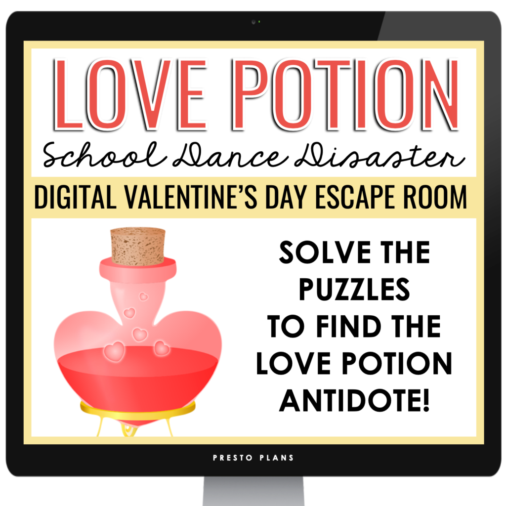 Valentine's Day Escape Room Activity - Team Builder Breakout Game ...